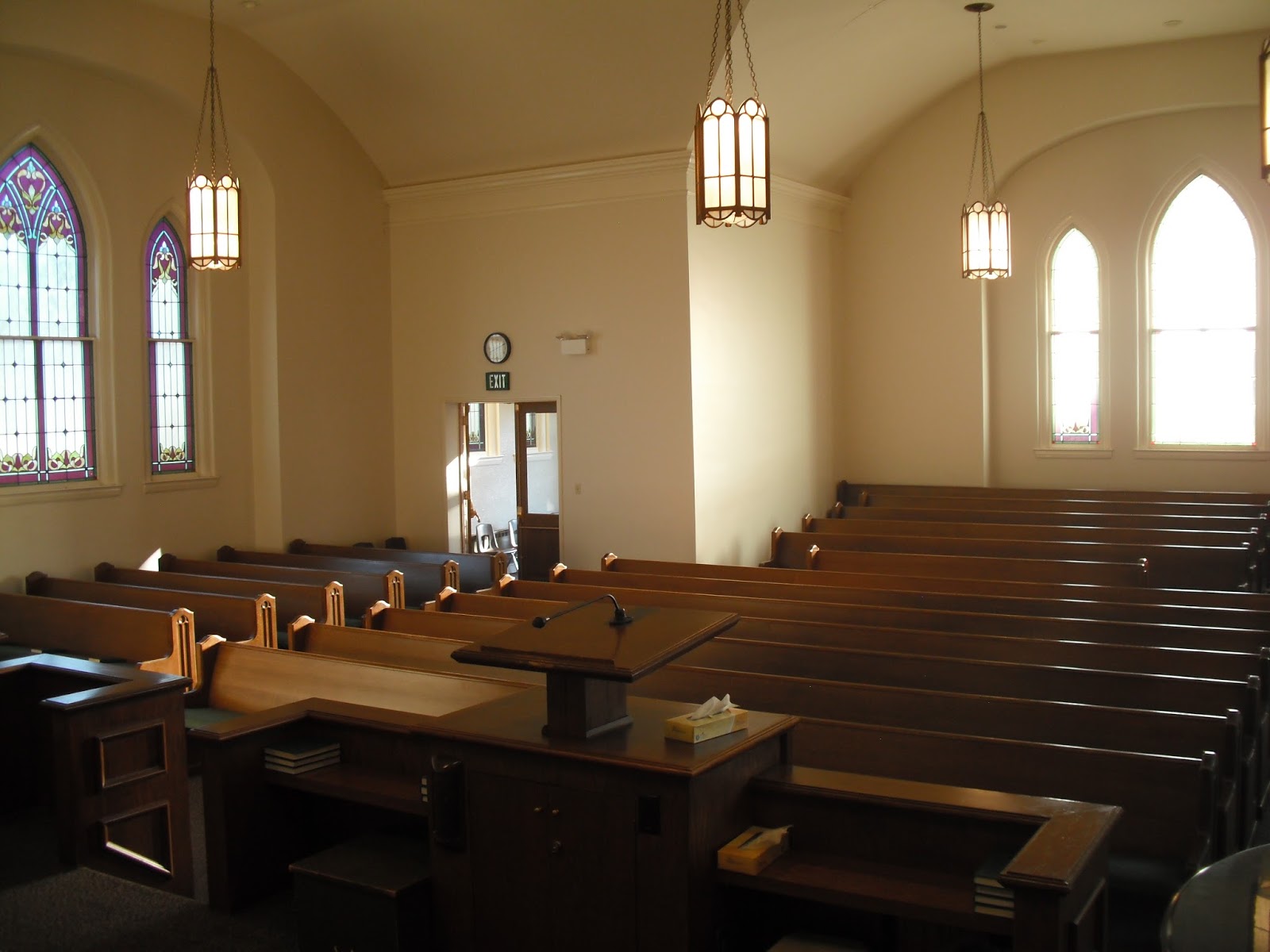 Historic LDS Architecture: Twenty-seventh Ward: Chapel Interior