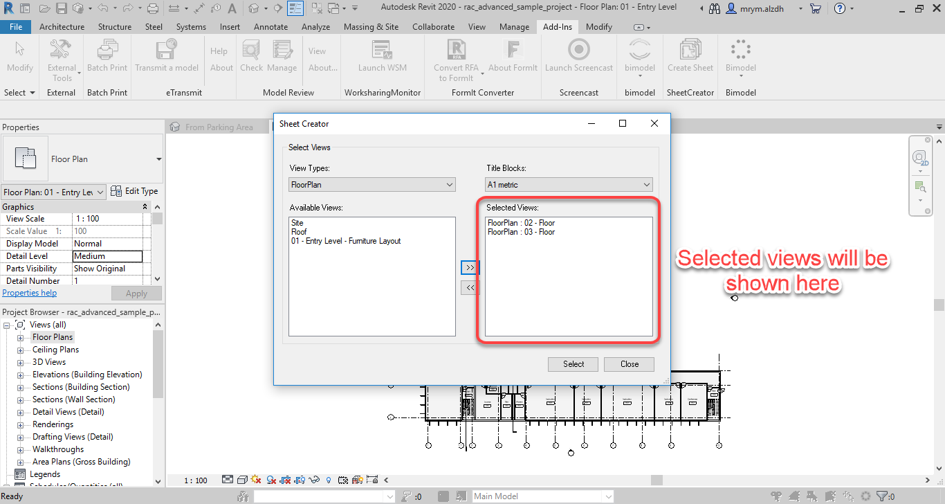 Revit Add-Ons: Sheet Creator