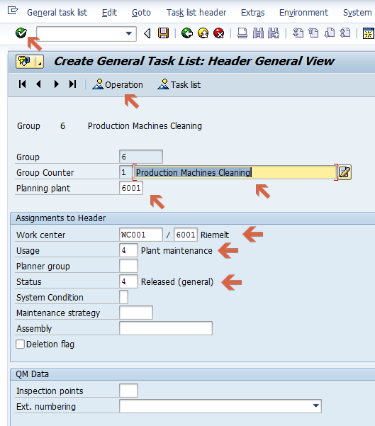 Oragon Stuff: Create General Task List in new Task List group