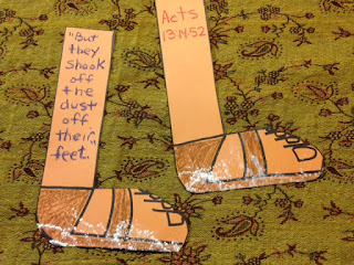 Children's Bible Lessons: Lesson - Shaking The Dust Off Their Feet