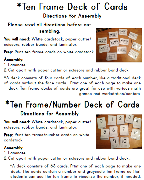 Hoots N' Hollers: The Ten Frame: Math Tool #2 to Support the Common ...