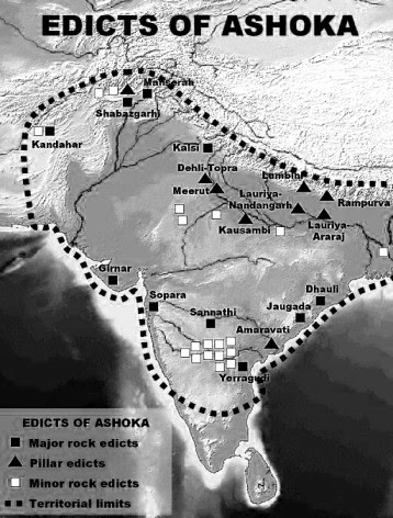 Ashoka’s Edicts and Inscriptions- History Study Notes & material