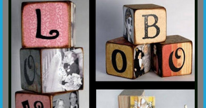 DIY And Household Tips: DIY Family Memory Letter Blocks