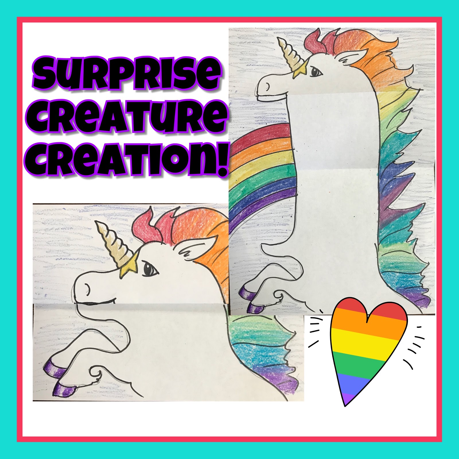Elements of the Art Room: Surprise Creatures For the LAST ART DAY!