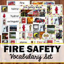 SAFETY VOCABULARY WORD LIST