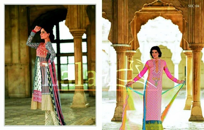 Lala - Sana Samia Eid Collection 2014 | Lala Designer Dresses for EID ...