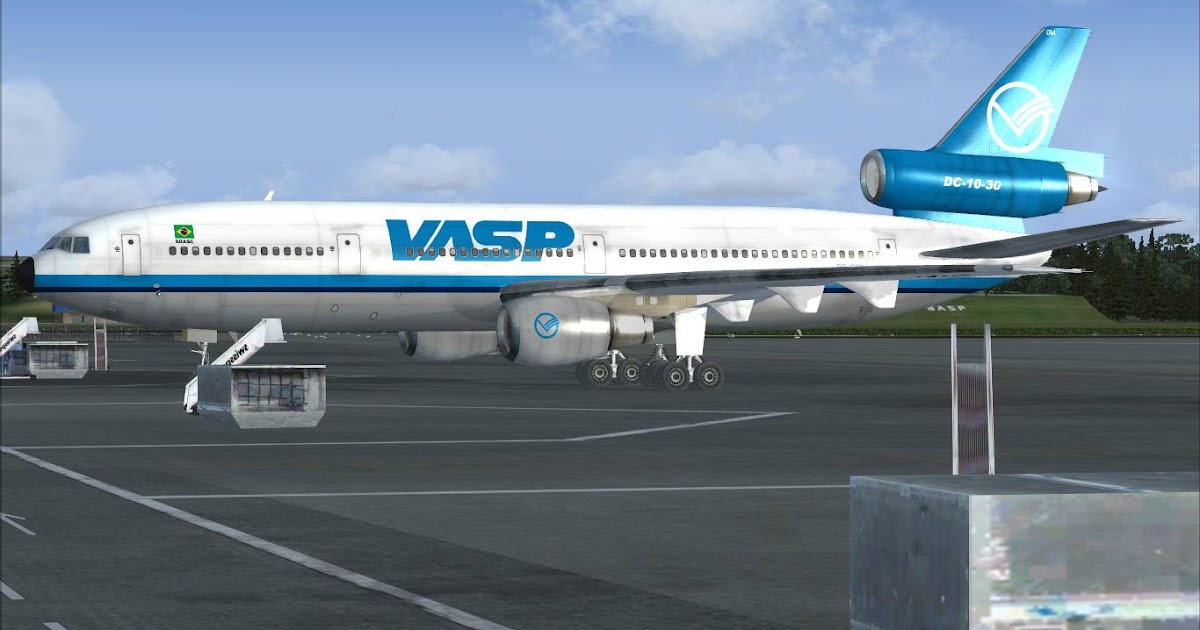 Texturas Brasileiras: Vasp PP-SOM McDonnell Douglas DC-10-30