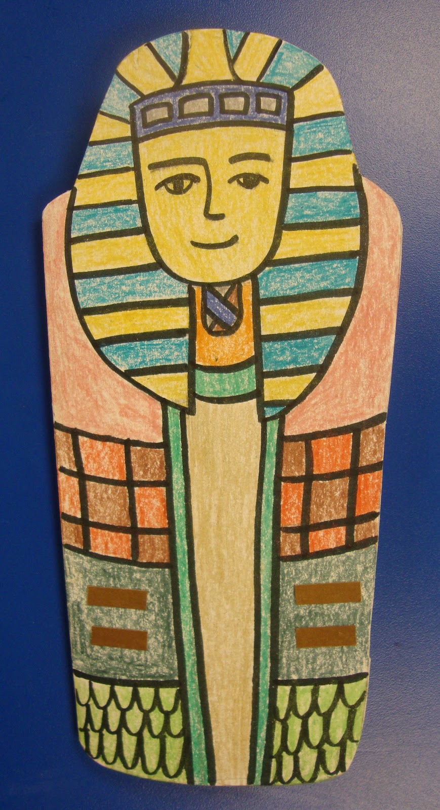 Art. Paper. Scissors. Glue!: Sarcophagi & Mummies