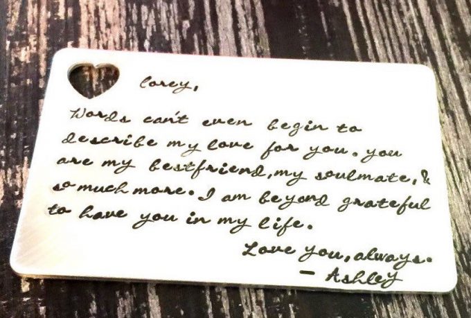 Letter To Groom From Bride ~ Thankyou Letter