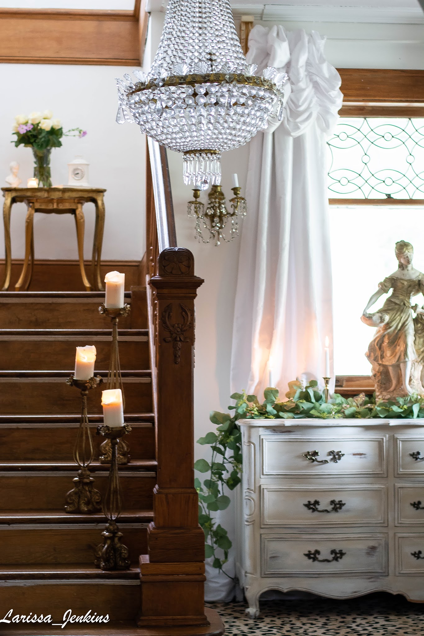 My little french nesting tables have taken up residence here on the ...