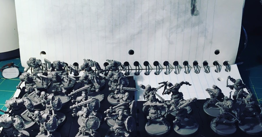 Wanna B Painter: Work in Progress Pictures of Waiqar Undead from Runewars