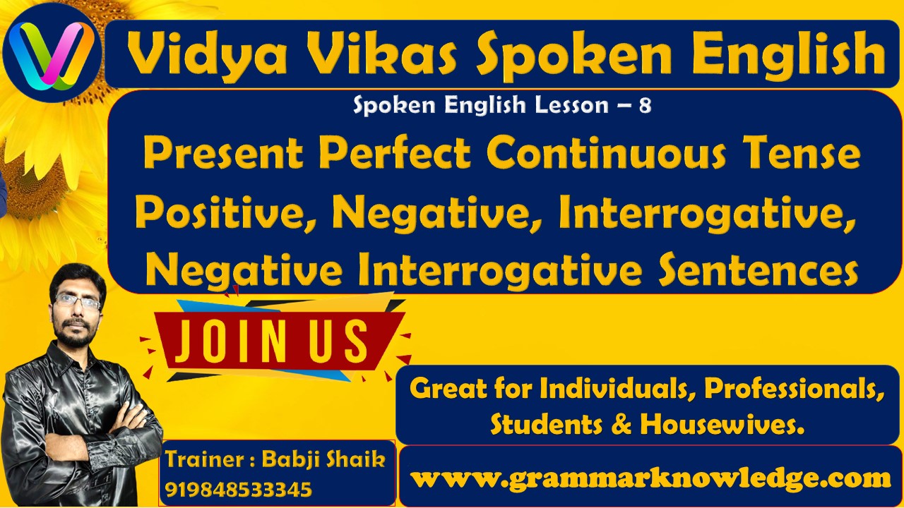 Present Perfect Continuous Tense Positive Negative Interrogative present-perfect-continuous-tense-positive-negative-interrogative