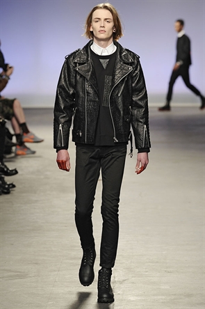 First Runway - men board: Lewis Chesson Grieve