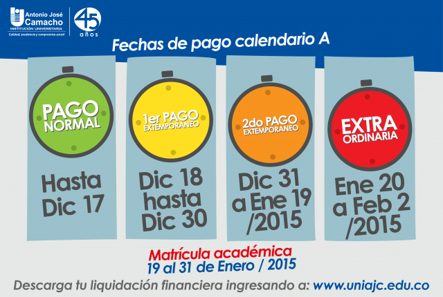 Educación - FEDV: INFORMACIÓN SOBRE FECHAS, FORMAS DE PAGO, TÉRMINOS Y ...