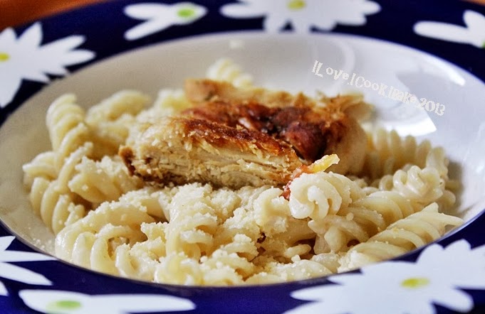 I Love. I Cook. I Bake.: Fusilli Chicken Alfredo (Ree Drummond)