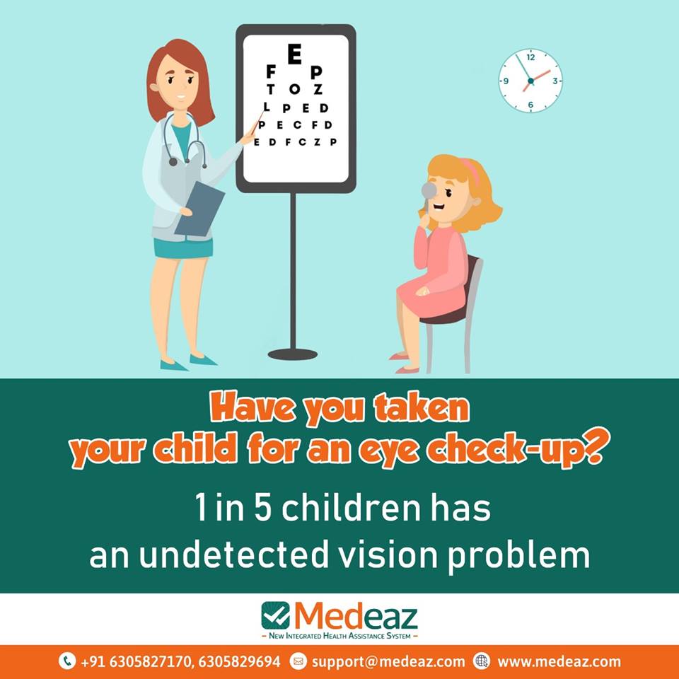 Have you taken your child for an eye check-up?