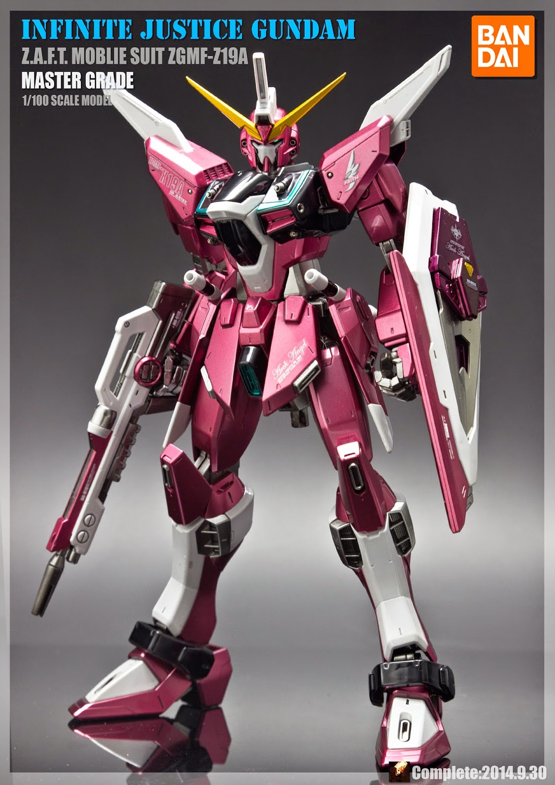 Gundam Family: MG 1/100 Infinite Justice Gundam Painted Build