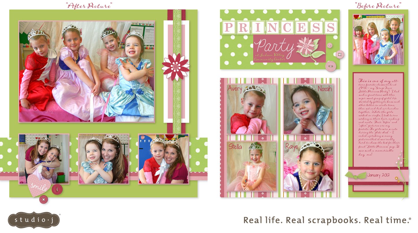 Scrapi Traci: Studio J Princess Party Fun