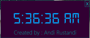 Membuat jam digital realtime dengan Java-Netbeans - Tutorial & Programming