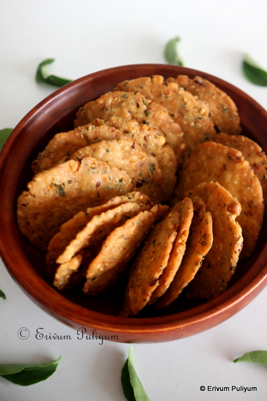 Erivum Puliyum: Nippattu | Karnataka Style Nippattu(Step by Step Pics)