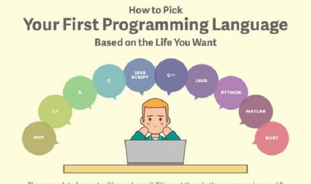 Picking your first programming language #infographic - Visualistan Picking your first programming language #infographic - Visualistan