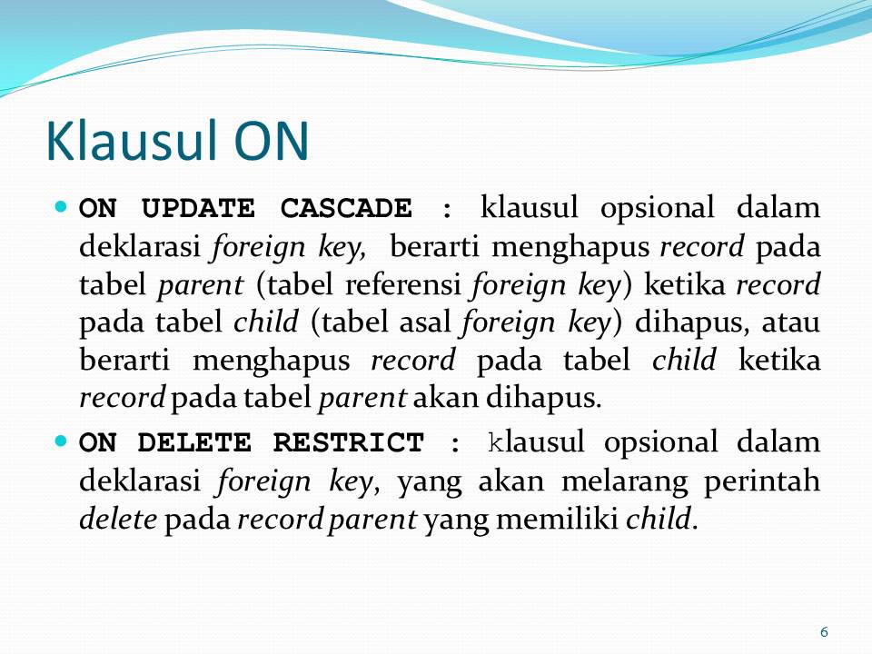 Pengaksesan Basis Data [12] : SQL [4] Relationship