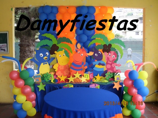 Lo mejor para sus fiestas Infantiles: Decoracion Backyardigans Abril 2013