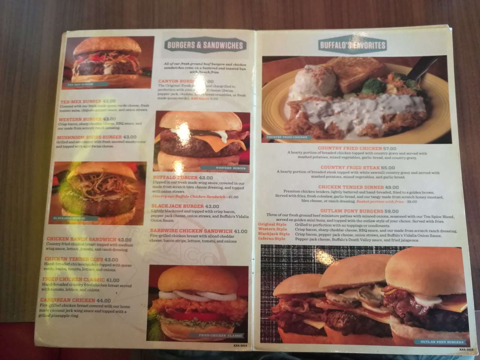 Fat Burger Restaurant serving Buffalo's Restaurant Menu