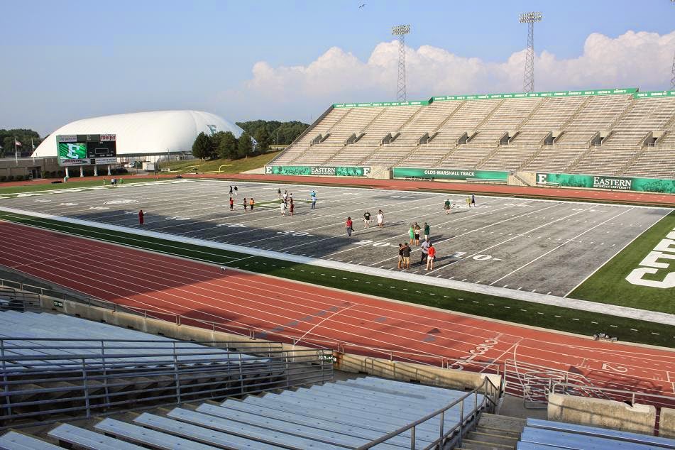Michigan Exposures: The New Turf at Rynearson Stadium