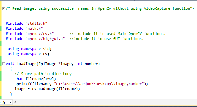 Opencv C Tutorial And Examples Reading Images Sequentially Without Using Videocapture