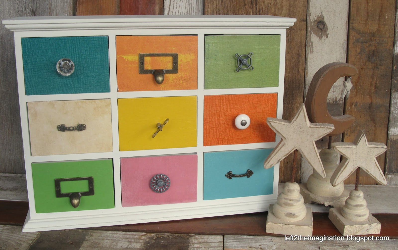 CUBBY DRAWERS- THURSDAY'S THRIFT STORE FIND MAKEOVER | left2theimagination