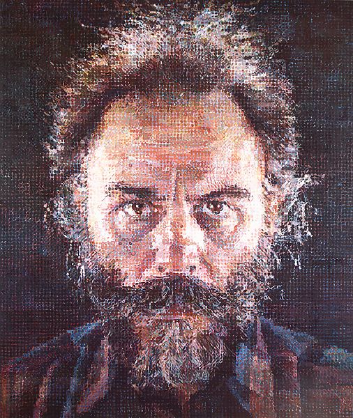 CHUCK CLOSE PATTERN PORTRAITS