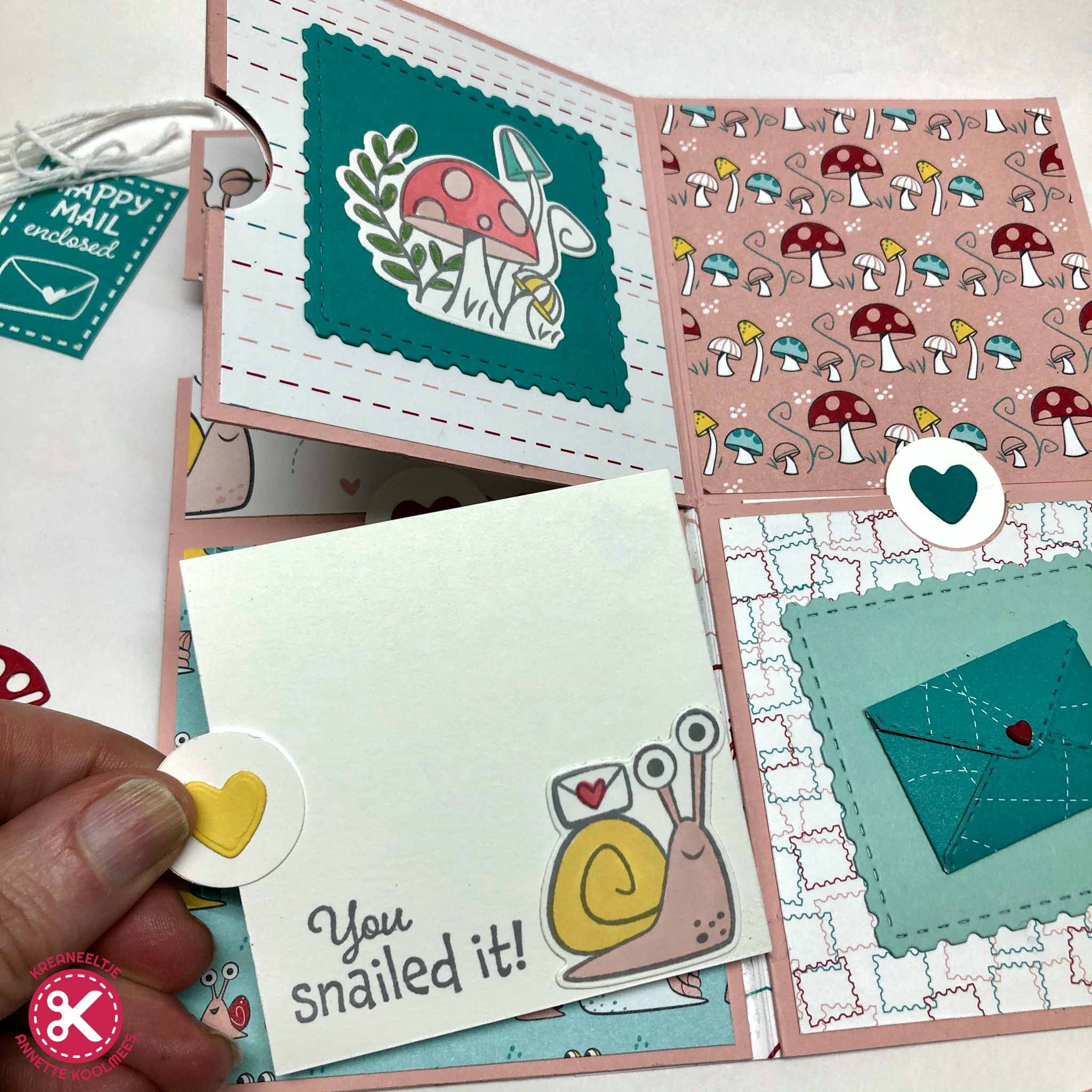 Kaneeltje: Stampin' Up! Sneak Peek Snail Mail design papier + Snailed ...