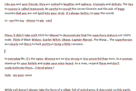 a hero within me topic