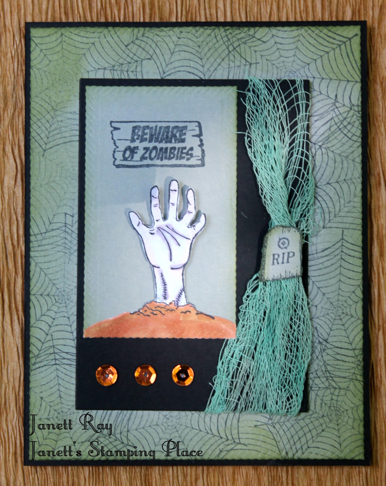 DRS Designs Rubber Stamps: Beware of Zombies