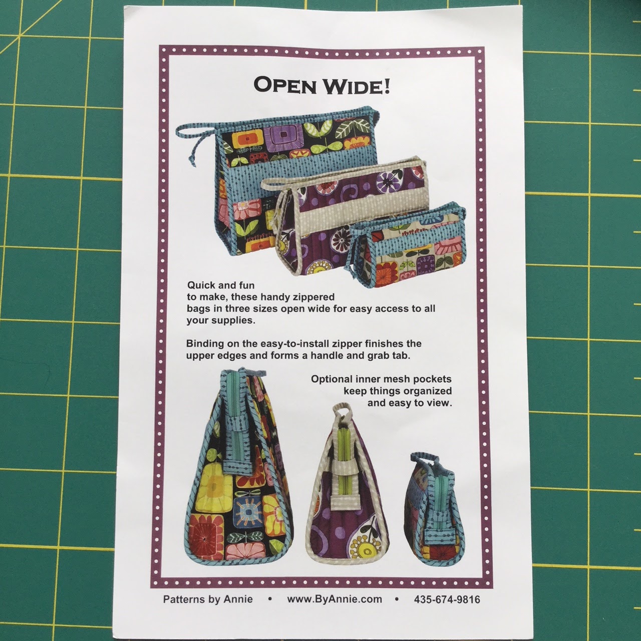 Wendy's Quilts and More: Open Wide bag