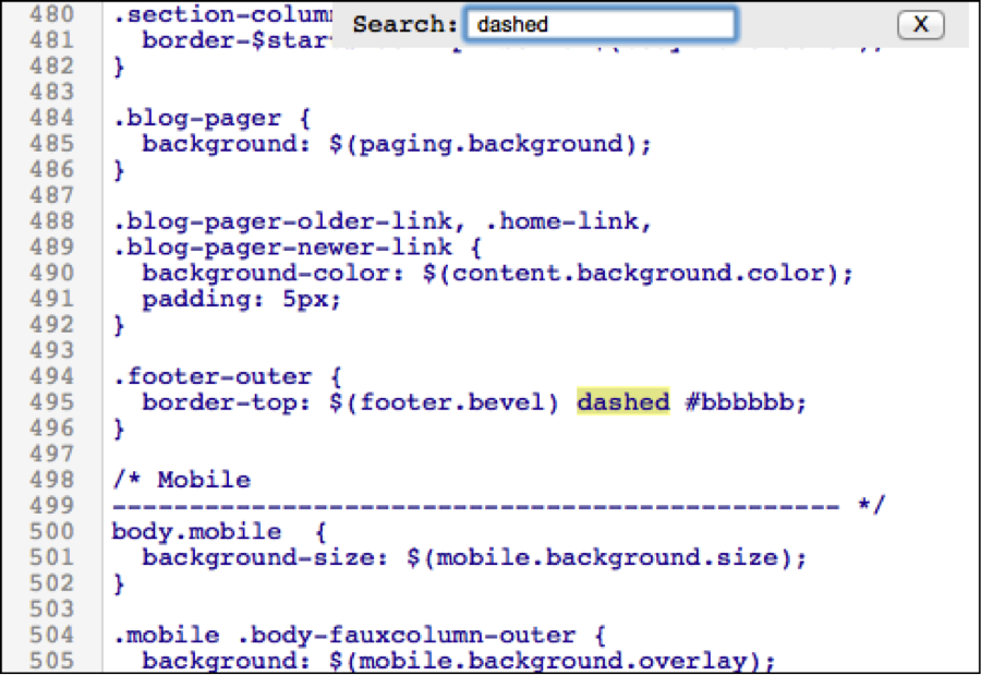 How to Remove the Dashed and Dotted Lines on Blogger | Nessa's Bliss