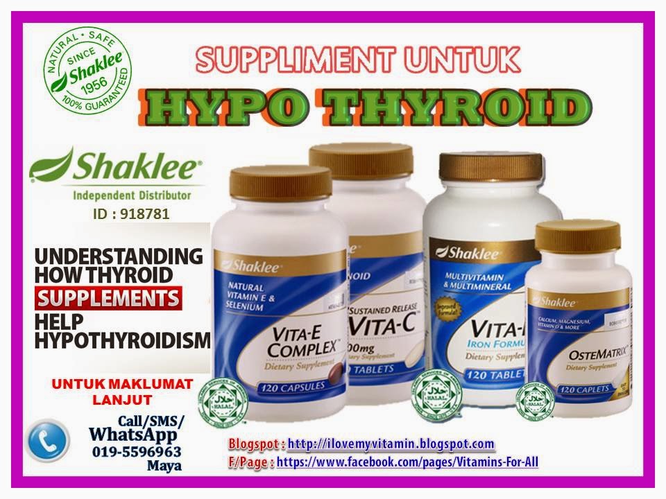 Vitamin's For All: Supplement Shaklee Untuk Thyroid - Hypothyroid atau ...