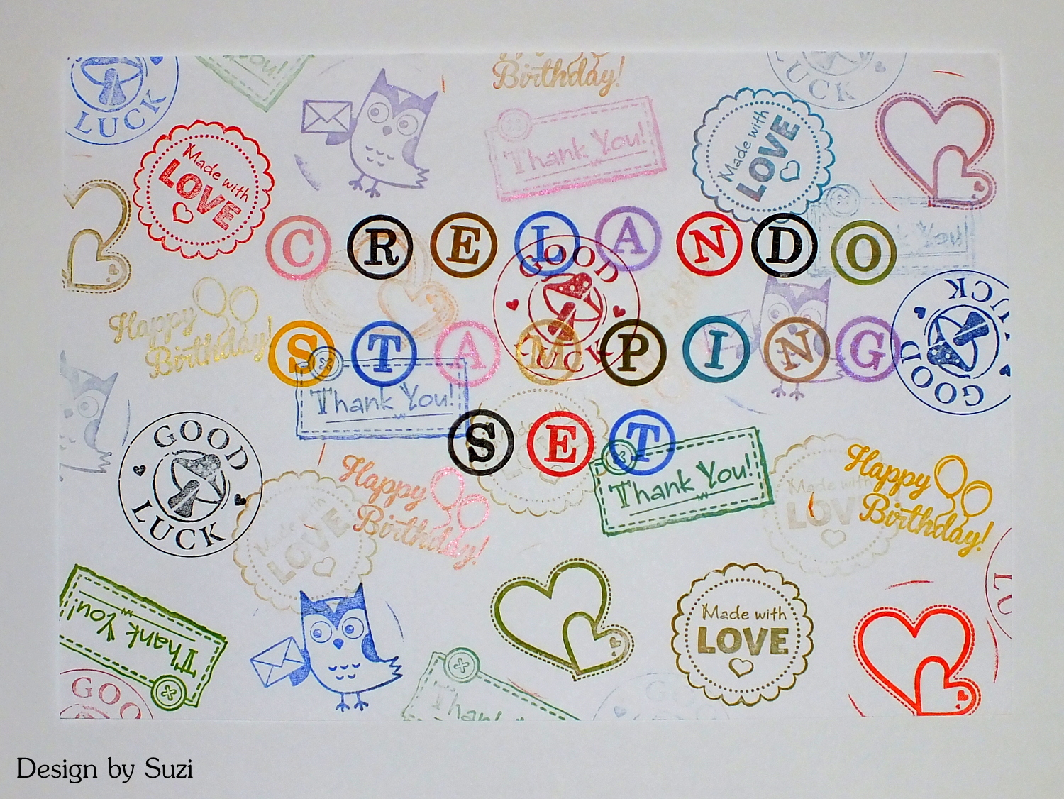 Crelando Stamping Set - Design by Suzi