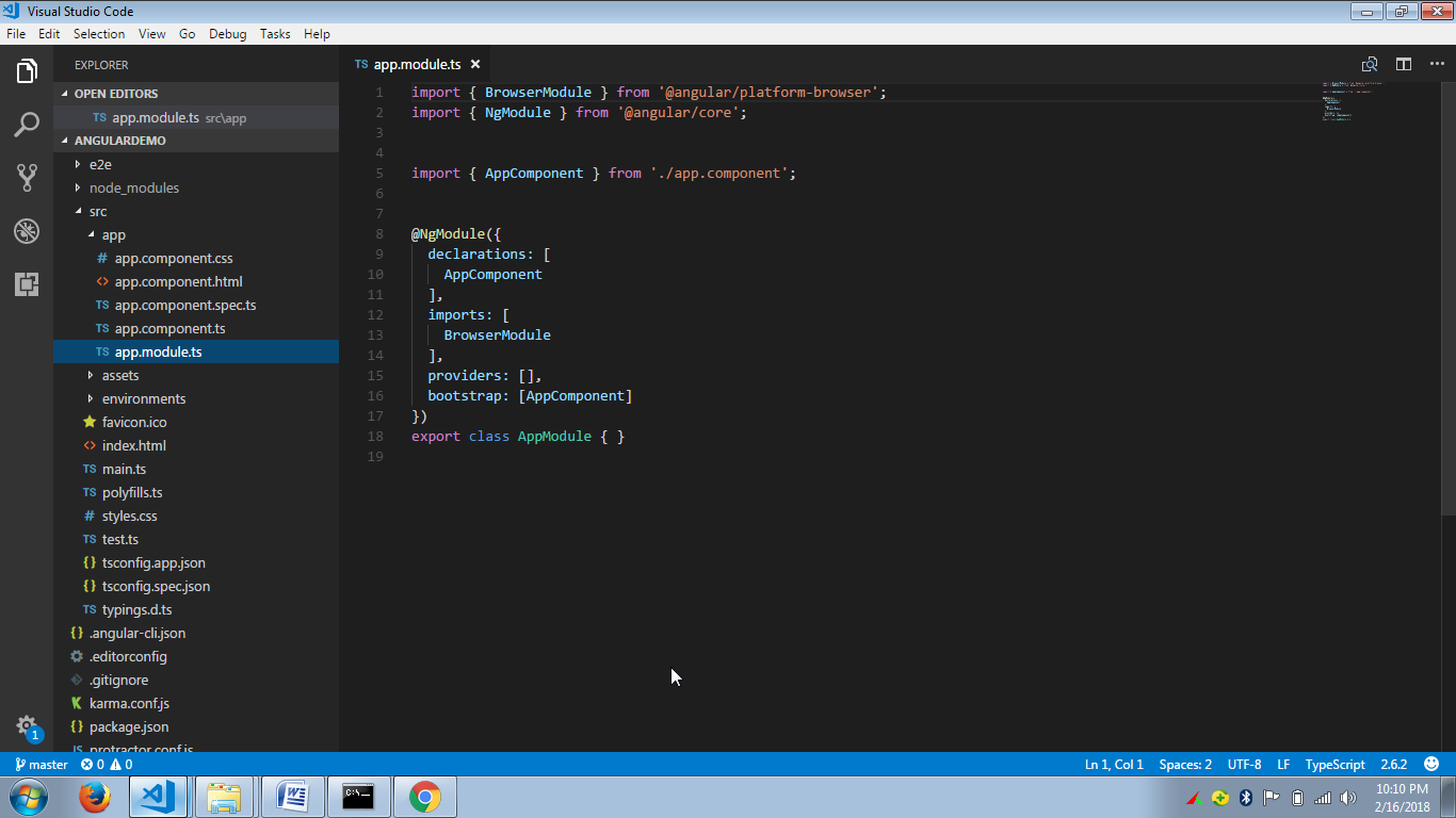 Step by step process to Create Project in Angular 5 ~ Mani chandra