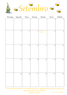 Planner Setembro 2017 - para imprimir