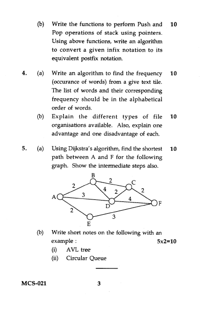 MCS-021 : DATA AND FILE STRUCTURES - IGNOU MCA Revised June 2012 ...