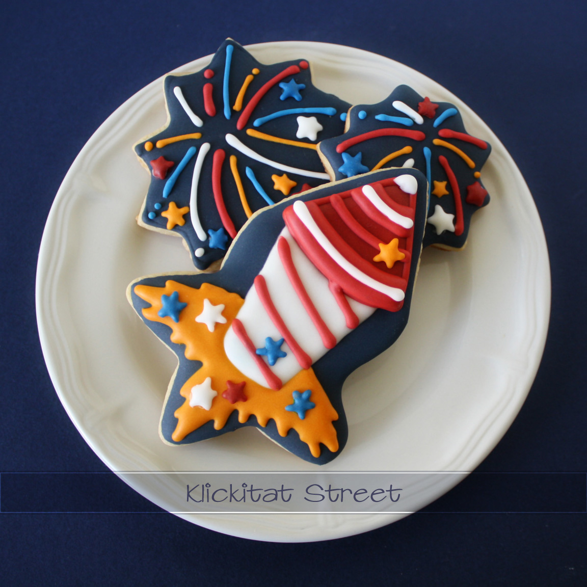 4th of July Rocket Cookies