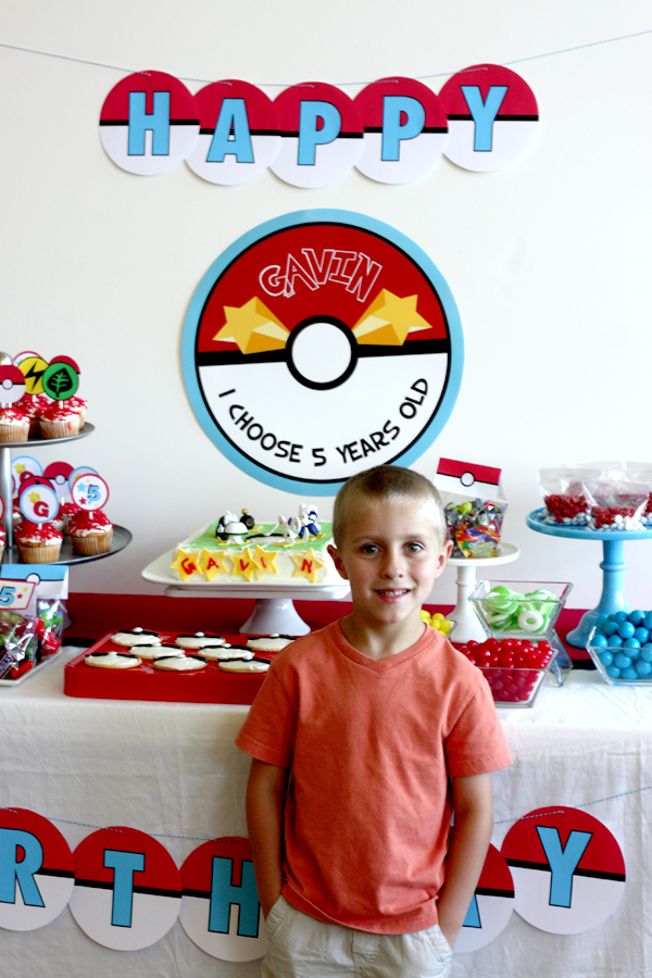rice crispy treat recipe: Pokemon Birthday Party