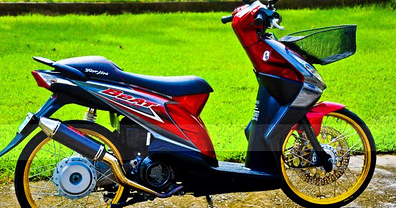 modifikasi motor: modifikasi beat F1