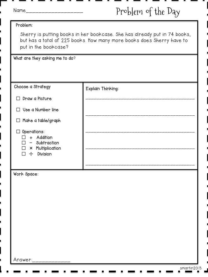 Polka-dots in the Panhandle: Word Problem of the Day - Increasing ...