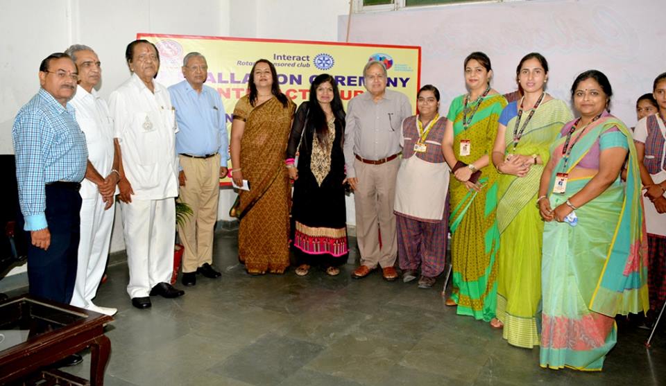 Interact Club of M L Khanna D.A.V Public School, Dwarka: Installation ...