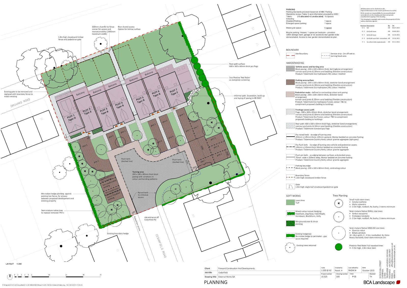 7 new dwellings on a windfall infill plot in Lymm - cb3 design architects
