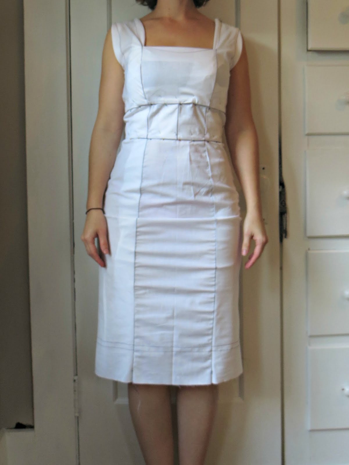Sew Get Dressed: Muslin for Craftsy Couture Dress - Vogue 8648
