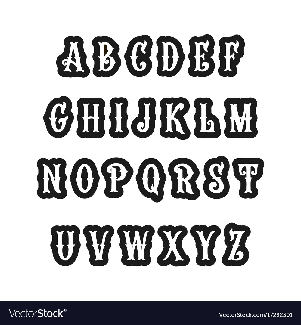 Alphabet Letters In Different Fonts - Birthday Letter